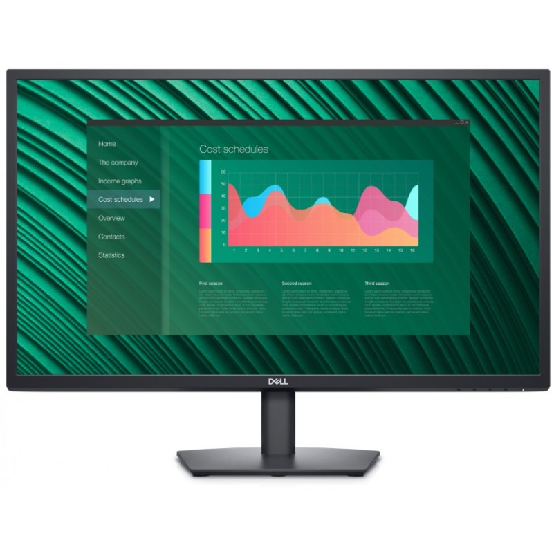 Monitor 27 polegadas Dell Full HD 60Hz Ajuste Inclinaçao E2723H