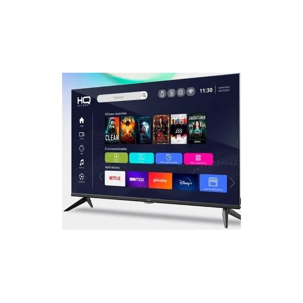 SMART TV 50 HQ LED UHD 4K C/ TELA SEM BORDAS 3 HDMI 2 USB WIFI HQSTV5066525
