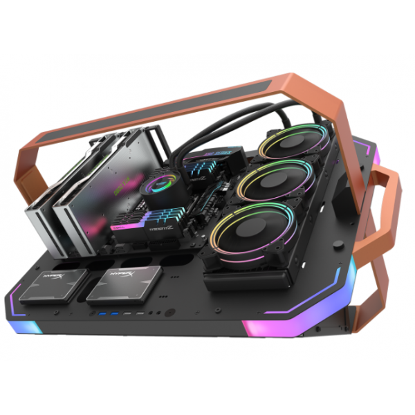 GABINETE GAMER ATX ABERTO DARKFLASH RGB BLADE X