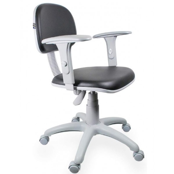 CADEIRA SECRETARIA GIRATORIA ULTRA MOVEIS C/ APOIO BRAÇOS - CINZA CADEIRA SECRETARIA GIRATORIA ULTRA MOVEIS C/ APOIO BRAÇOS - CINZA